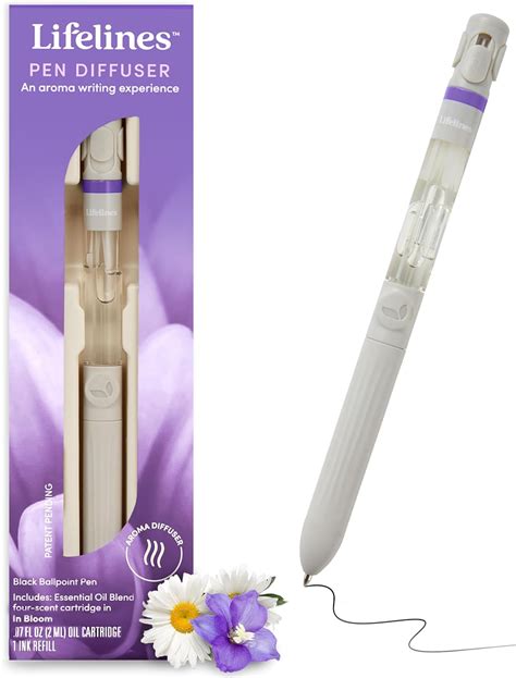 Lifelines Pen Diffuser In Bloom 1mm Black Ballpoint Pen