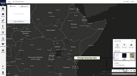 Adjust Map And Data Settings Hazards Watch User Guide Documentation