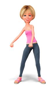 Woman Doing Floss Dance D Animated Clipart For PowerPoint PresenterMedia Com