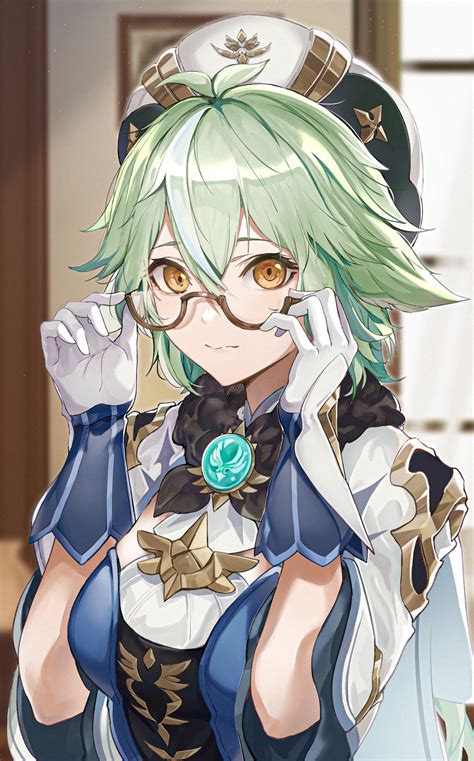 Sucrose Genshin Impact Drawn By Marumoru Danbooru