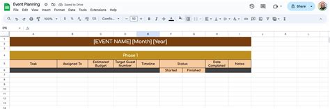 How To Create An Efficient Event Planning Template In Google Sheets FileDrop