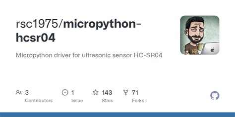 Github Rsc1975 Micropython Hcsr04 Micropython Driver For Ultrasonic Sensor Hc Sr04