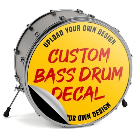Custom Kick Drum Decal Etsy