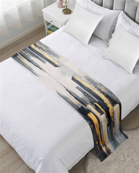 Bed Runner Scarf Twin Size Modern Building Stain Bed Runners And Scarves