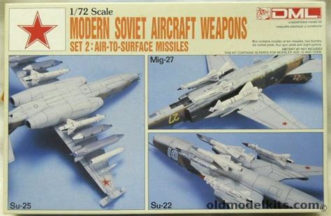 Dml 1 72 Two Modern Soviet Aircraft Weapons Set 2 Air To Surface