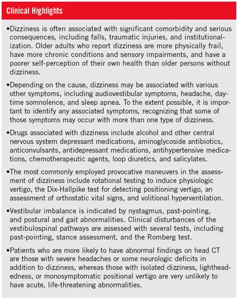 Dizziness Step By Step Through The Workup Consultant360