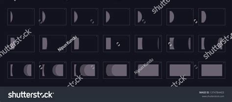 Vektor Stok Animation Transitions Effect Sprite Sheet Transitions