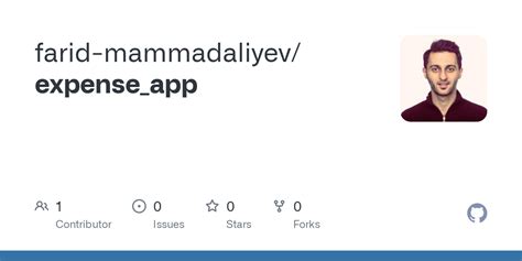 github farid mammadaliyev expense app