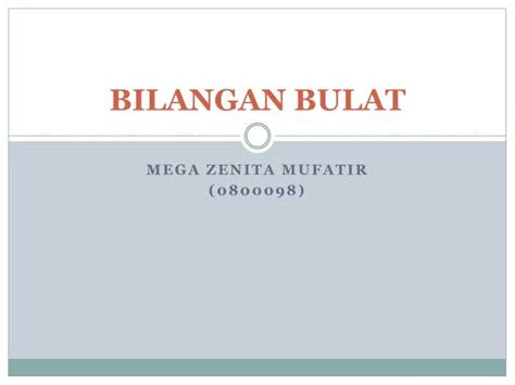 Ppt Bilangan Bulat Powerpoint Presentation Free Download Id 1920218