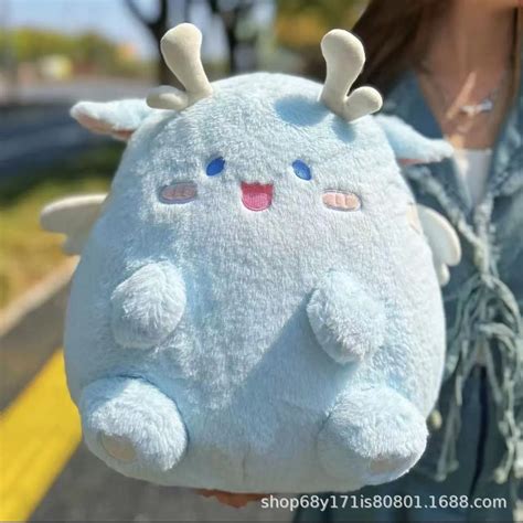 可爱胖墩龙毛绒玩具龙公仔女生睡觉抱枕少女心玩偶布娃娃女生礼物 阿里巴巴