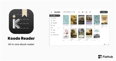 Установить «koodo Reader на Linux Flathub