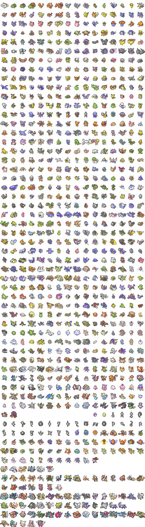 Pokemon Icon Sprites At Collection Of Pokemon Icon Sprites Free For Personal Use