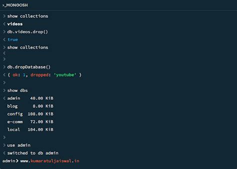Mongodb Basic Command Hacking