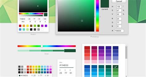 React Color Offers Free Color Pickers On GitHub For Sketch Photoshop