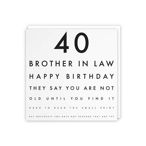 Brother In Law Funny Birthday Greetings