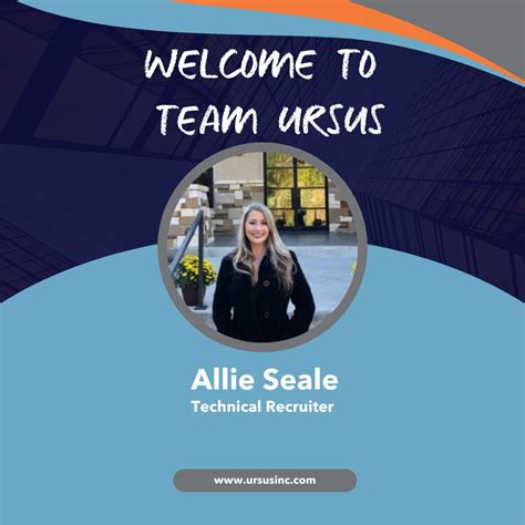 Ursus Inc On Linkedin Newhireannouncement Technicalrecruiter Dataprofessionals Careergrowth