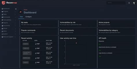 Open Source Vulnerability Assessment And Pentesting Management Platform Reconmap Pentesting