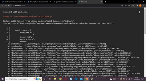 Lista De Times React Desenvolvendo Com Javascript Solucionado