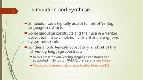 Verilog Tutorial Verilog Hdl Tutorial With Examples Pptx Programming Languages Computing