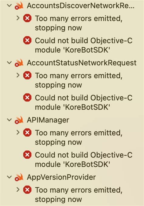 Ios Build Errors In A React Native App · Issue 4770 · Facebook