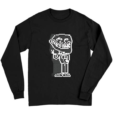 Troll Face Ascii Troll Face Meme Long Sleeves Sold By Nithin