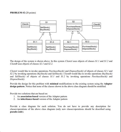 Solved Problem 2 20 Points The Design Of The System I