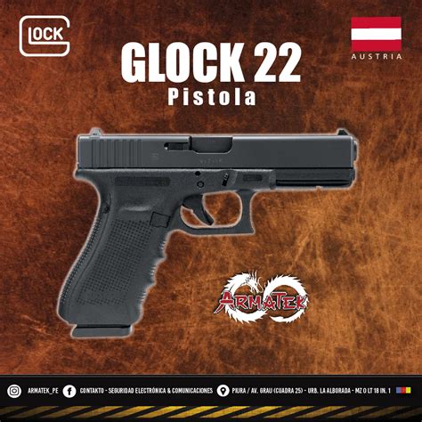 Glock 22 Pistola Armatek