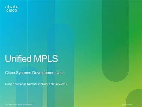 Network Transformation System Unified Mpls Mobile Transport