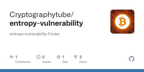 GitHub Cryptographytube Entropy Vulnerability Entropy Vulnerability Finder