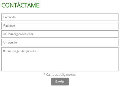Html5 Respuesta En Navegador Tras Enviar Un Correo Con Php Stack
