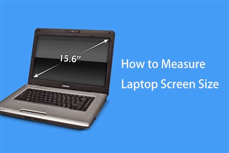 How To Measure Laptop Screen Size Get The Answer Now MiniTool Laptop Screen Screen Size