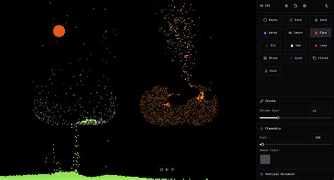 Github Kabirsyncparticlegarden A Falling Sand Style Simulator Created Using Typescript