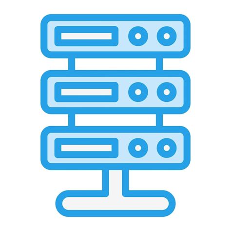 Premium Vector Server Vector Icon Design Illustration