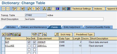 sap abap central maintaining the one to many m cn cardinality between the check table
