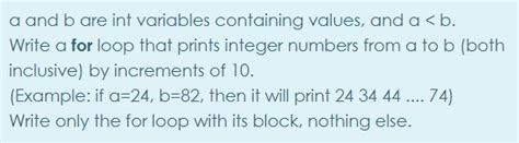 Solved A And B Are Int Variables Containing Values And A