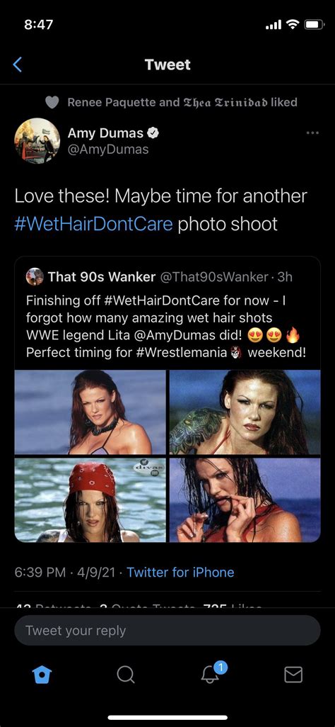 Lita Might Do Another Bikini Photoshoot With Wet Hair Scrolller
