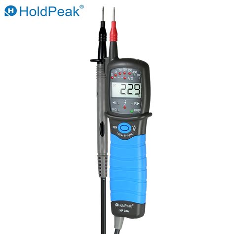 Digital Voltmeter Voltage Tester Holdpeak Non Contact Auto Range Lcd Ac