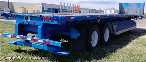 1998 Transcraft Flatbed Trailer In Longmont Co Item Dq6097 Sold