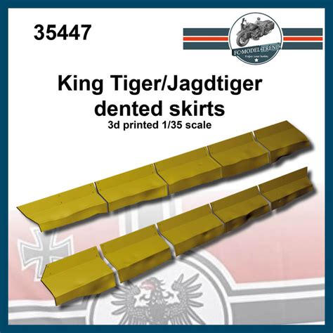 King Tiger Jagdtiger Dented Skirts Fc Modeltrend 35447