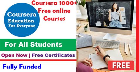 1000 Coursera Free Online Courses 2025 With Free Certifications