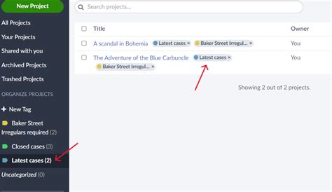 Using Tags To Organize Your Overleaf Projects Overleaf Online LaTeX Editor