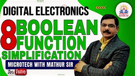 Simplification Of Boolean Functions Minimization Of Boolean Functions