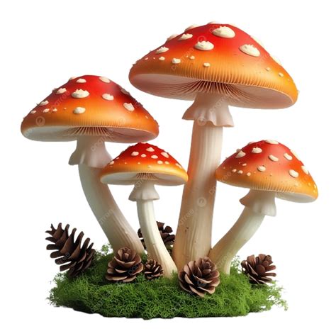 紅色美麗的毒蘑菇 紅色美麗的毒蘑菇 蘑菇 毒蘑菇png去背圖片素材免費下載，免摳圖設計圖案下載 Pngtree