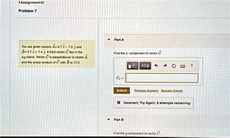 you are given vectors a⃗ 4 7î 7 0ĵ and b⃗ 3 7î 7 4ĵ a third