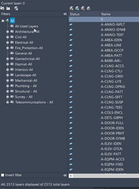Solved All Layers All Used Layers In A Blank Drawing And In Every Other Drawing Autodesk