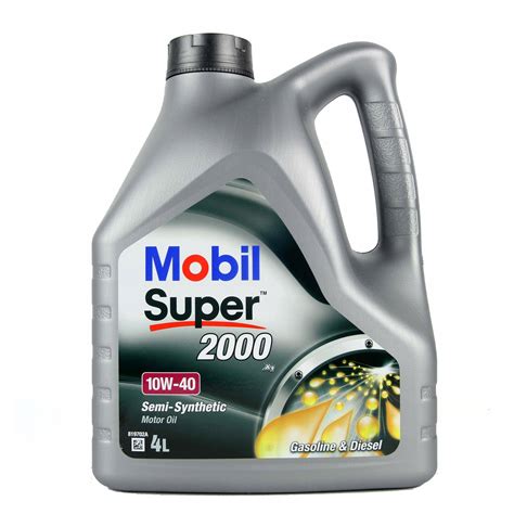 Olej Silnikowy Mobil Super 2000 X1 Półsyntetyczny 10w 40 4 L