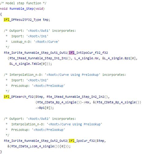 Configure Lookup Tables For Autosar Calibration And Measurement