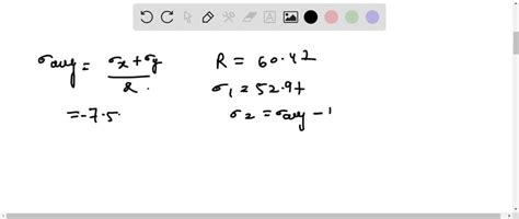 Solved Solve Prob 15 57 Using Mohrs Circle Numerade