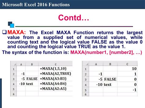 Ms Excel 2016 Function Pdf Programming Languages Computing