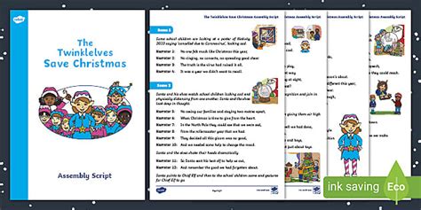 The Twinkl Elves Save Christmas Assembly Script Twinkl